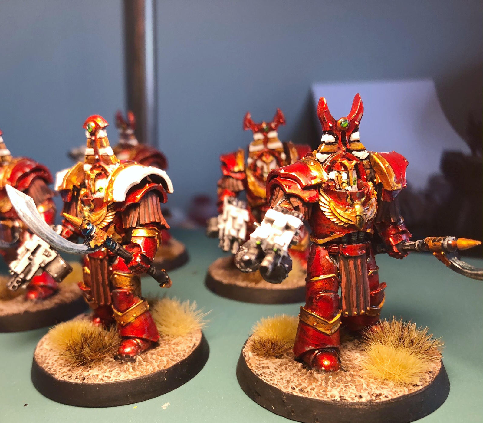 Fawcett Avenue Conscripts: Sehkmet Terminators for 30k Thousand Sons