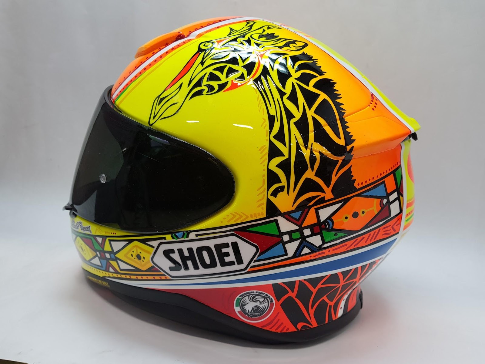 Racing Helmets Garage: Shoei NXR "Africa" 2018 by Max77Design