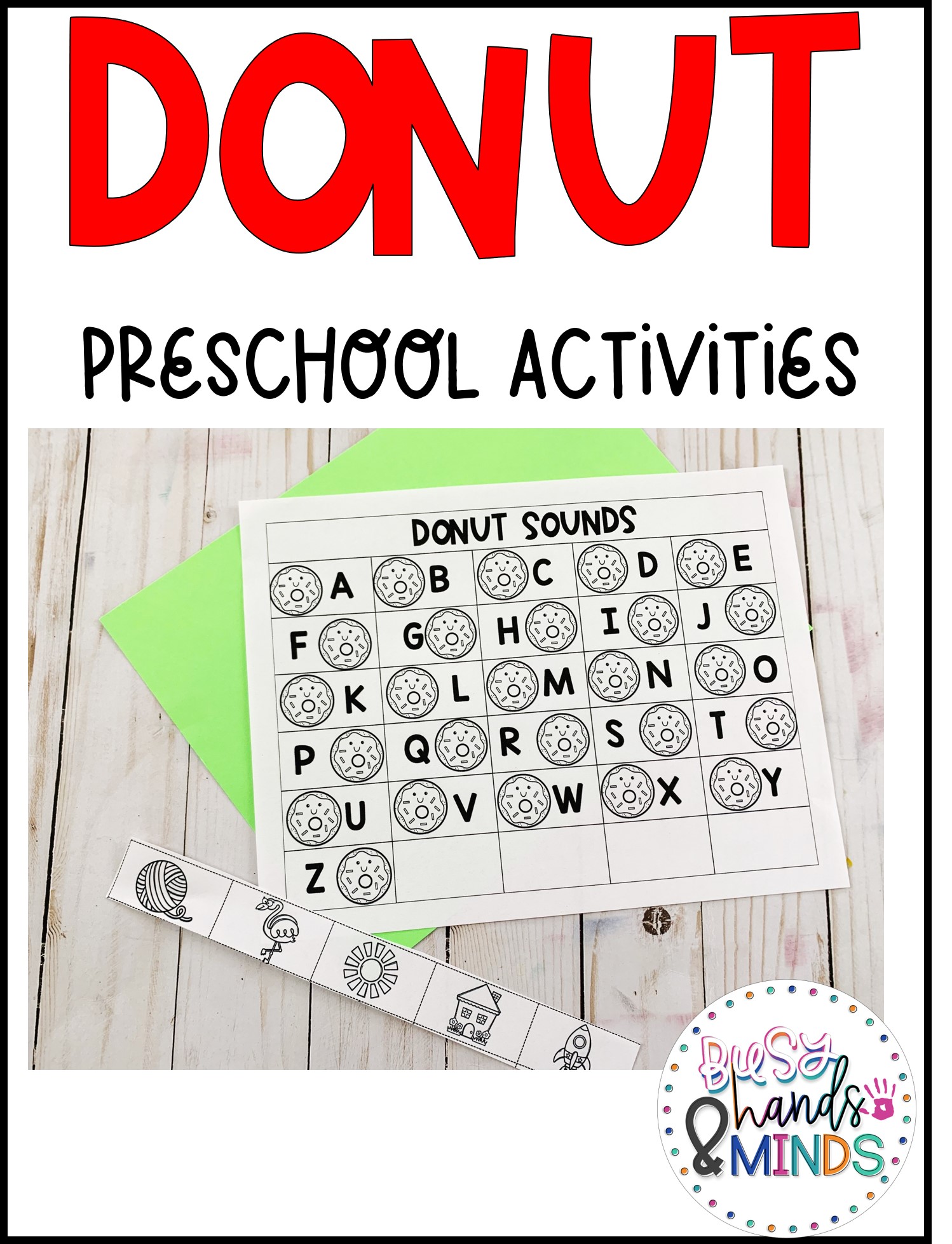 If You Give A Dog A Donut- Preschool Book Companion | Busy Hands and Minds