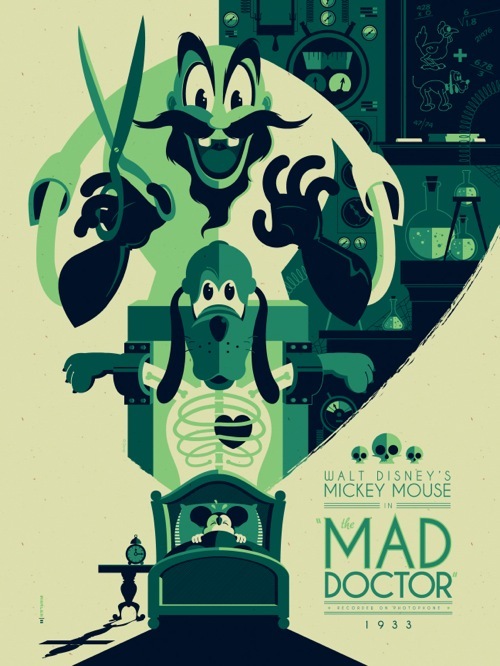 The Blot Says...: “The Mad Doctor” Disney Screen Print by Tom Whalen