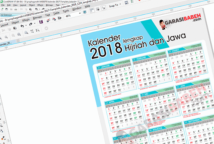 Download desain kalender Format cdr - casinilines