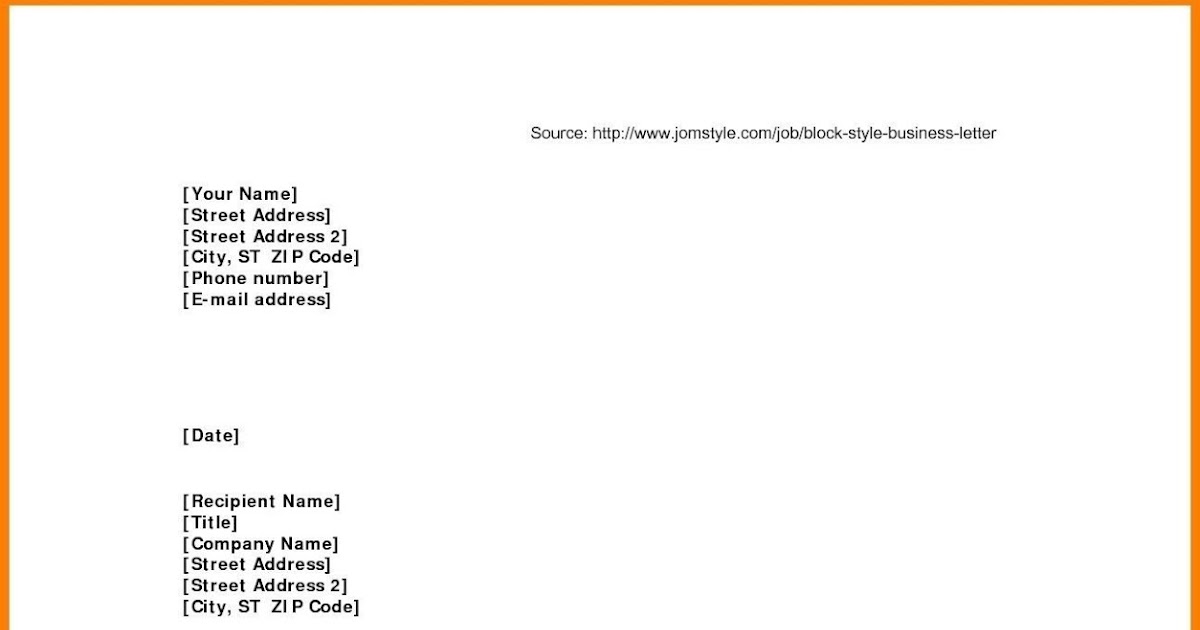 Formal Letter Format With Cc - Birthday Letter
