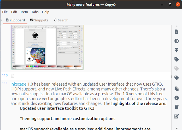 Copyq: A Professional clipboard Manager that will help you achieve great productivity