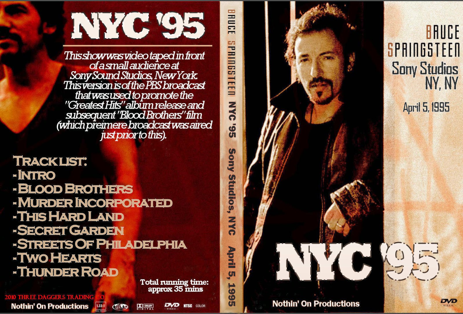 T.U.B.E.: Bruce Springsteen - 1995-04-05 - New York City, NY (DVDfull ...