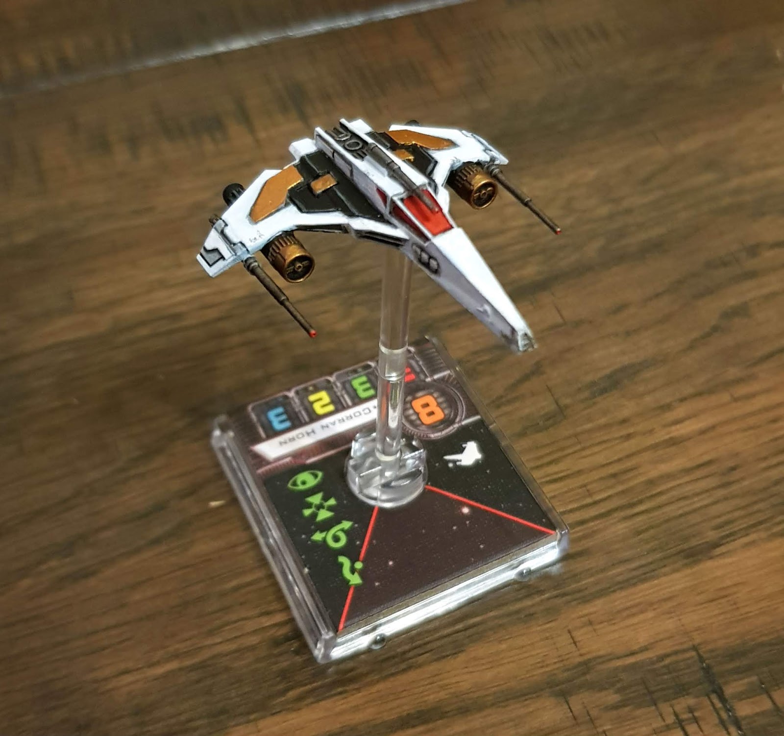 Old School Gaming: X-wing Miniatures: Custom "Cerberus" E-wing