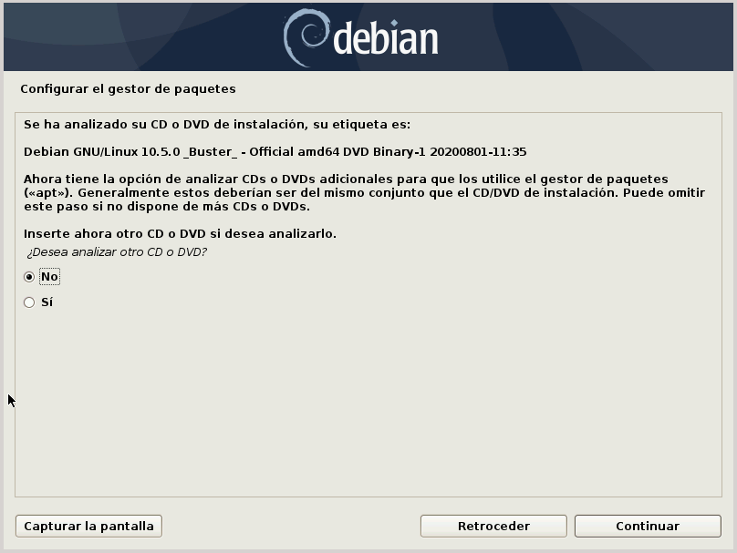 UsuarioDebian: Instalar Debian 10.0 "Buster"