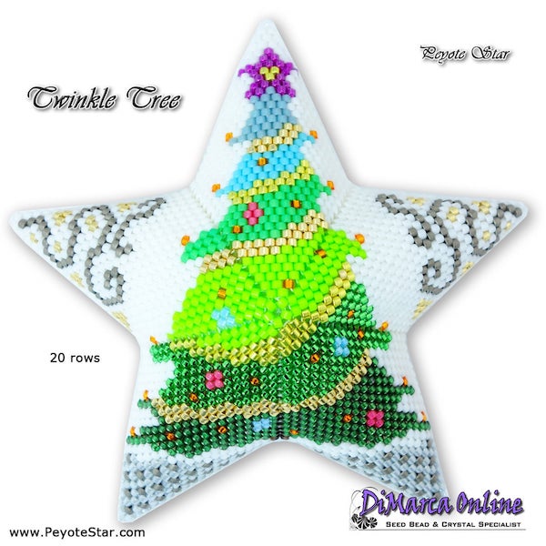 Unusual Beaded Star Tutorials and Patterns by DiMarcaOnline / The ...