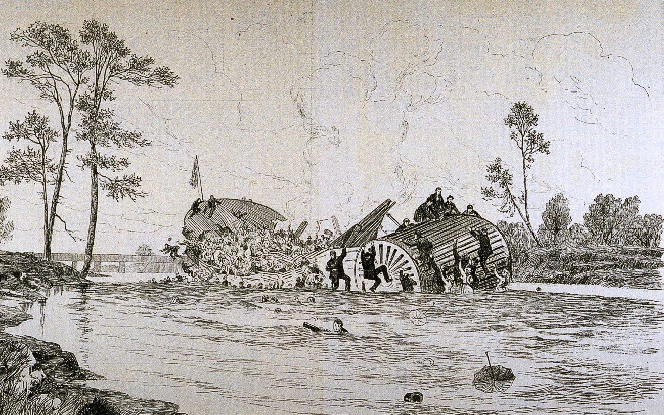 IRV'S LONDON: SINKING OF THE S.S. VICTORIA IN LONDON