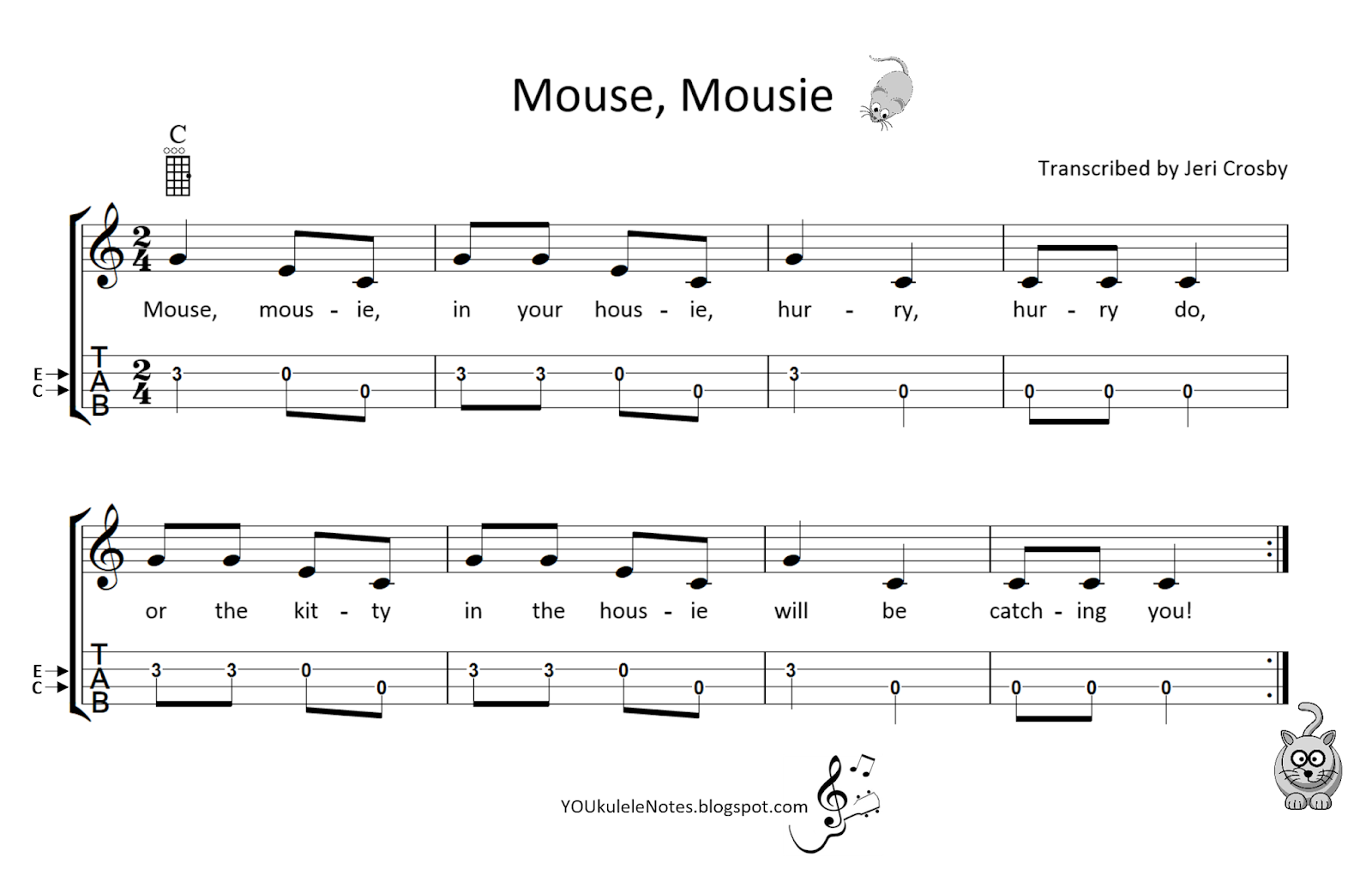 Jeri's YOUkulele Notes: August 2016