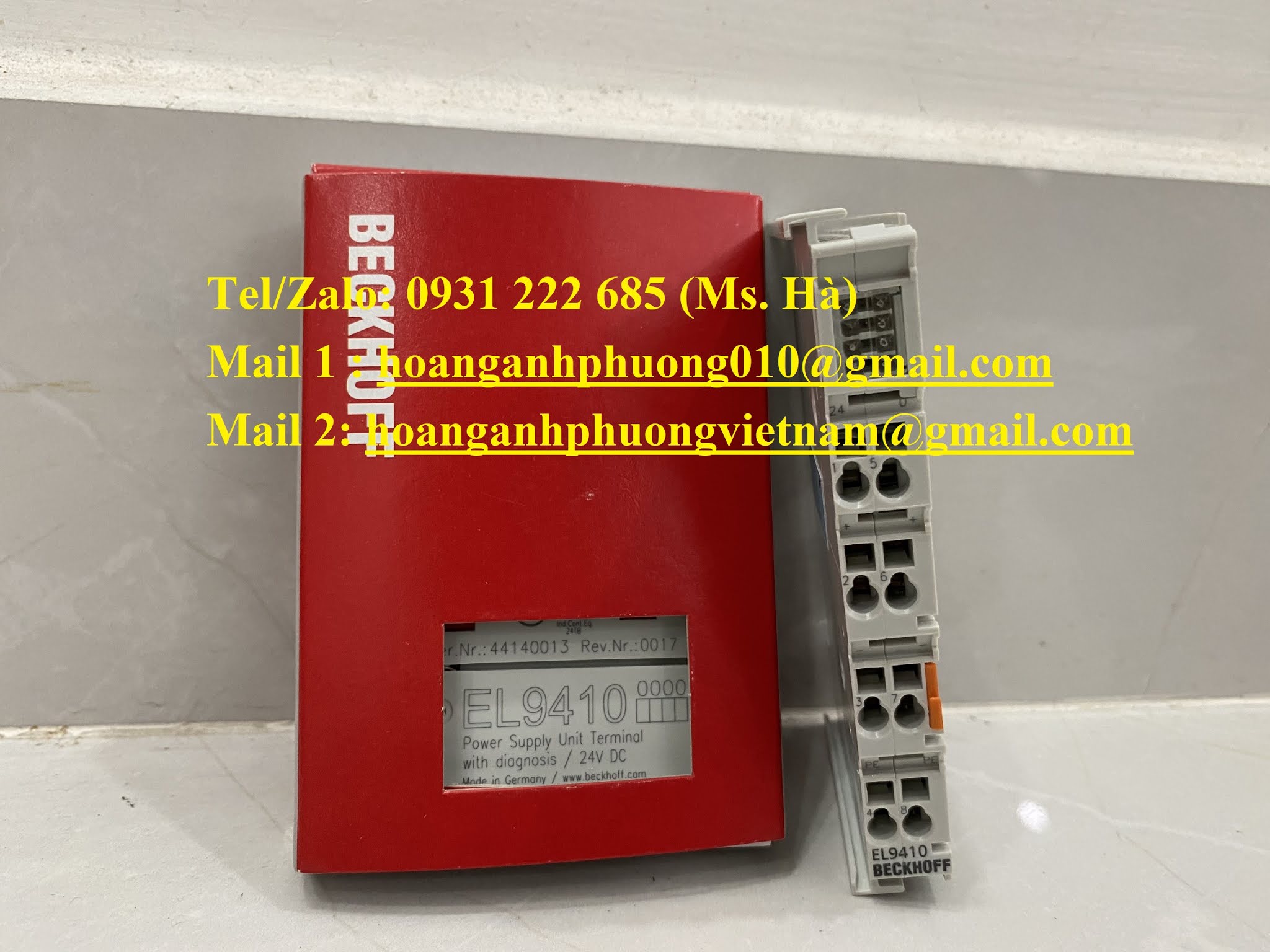 Thiết Bị Đầu Cuối Beckhoff El9410 Nhập Khẩu Chính Hãng