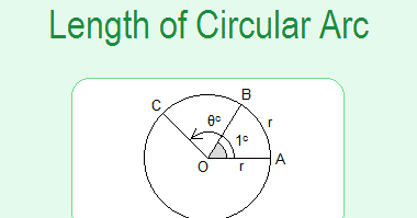 10 Math Problems: Length of Circular Arc