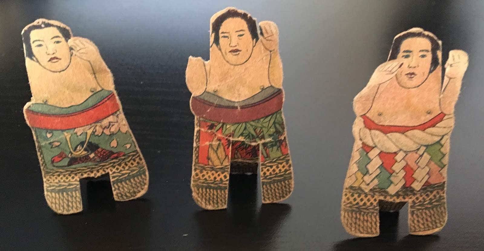 Japanese Sumo Wrestling Cards and Menko: Paper Sumo Wrestling - 1930s ...