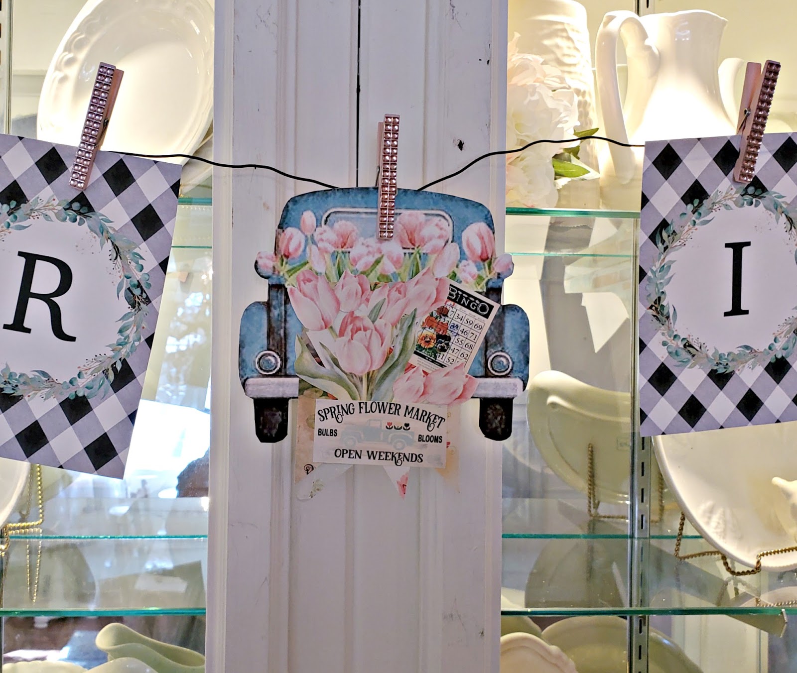 Penny's Vintage Home: Repurposed Chair Springs & Pickup Spring Banner