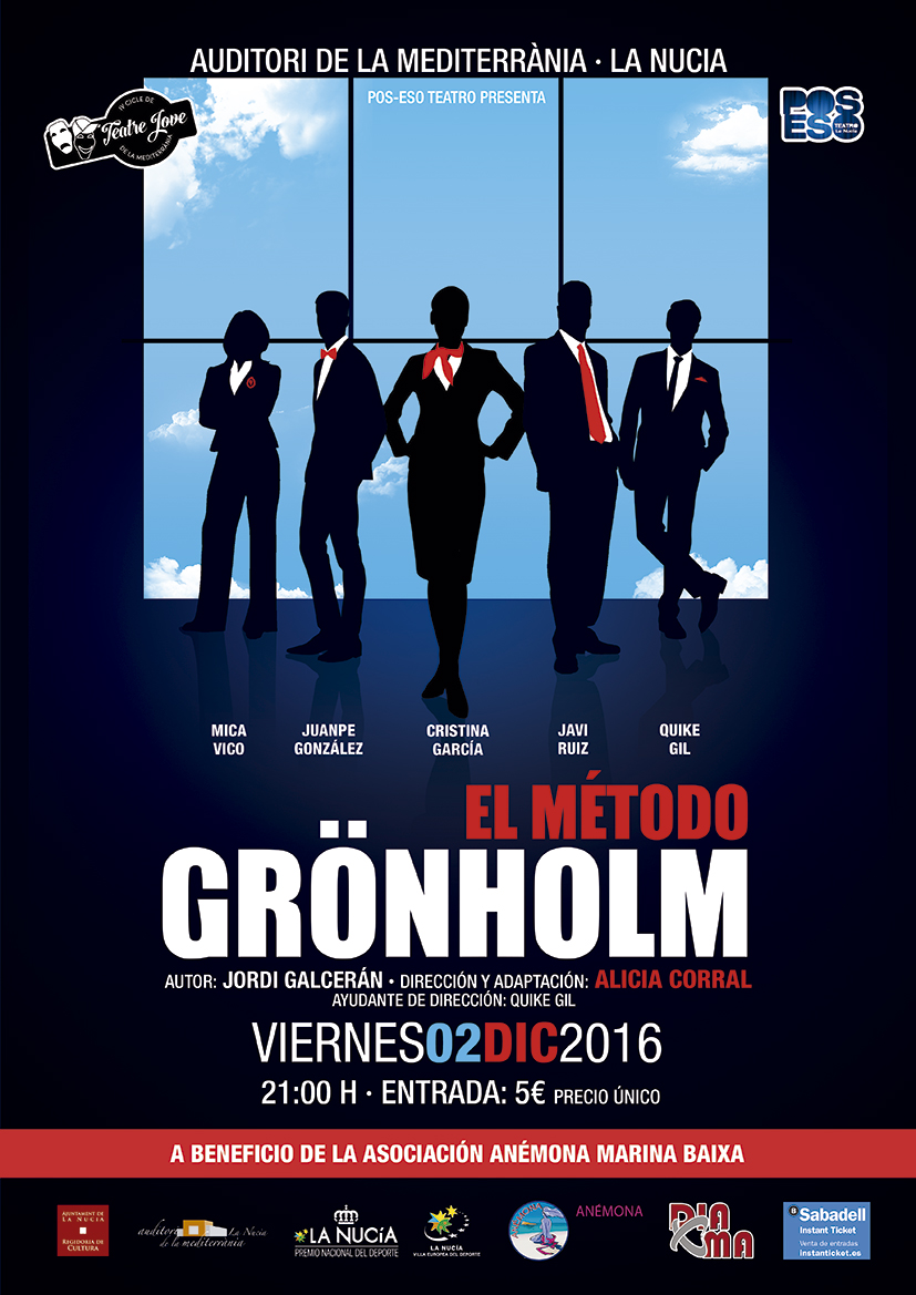 Auditori de La Nucia: El Método Grönholm, estreno, 2 diciembre