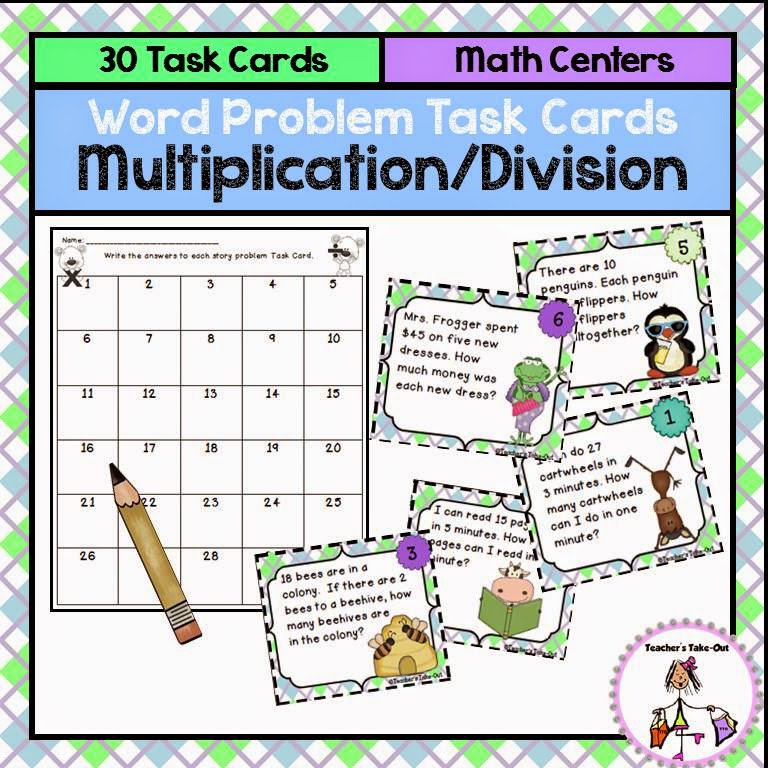 Multiplication And Division Word Problem / Fall Multiplication and ...