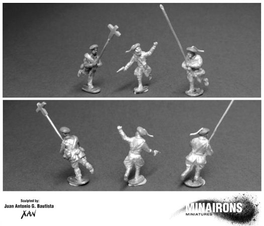 Tabletop Fix: Minairons Miniatures - 20mm Requeté Militia Preview