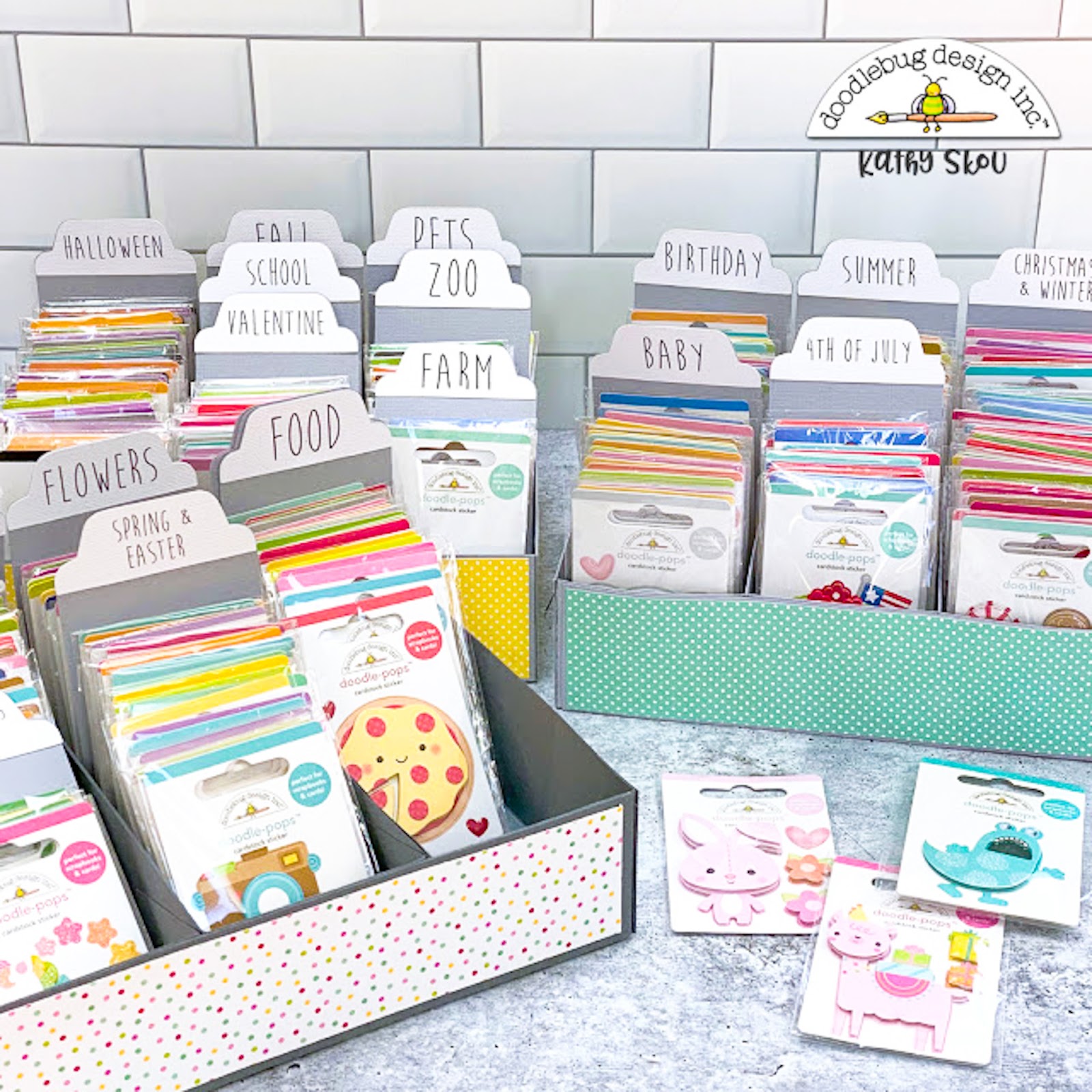 Doodlebug Design Inc Blog: DOODLE-POP ORGANIZER TUTORIAL | with Kathy