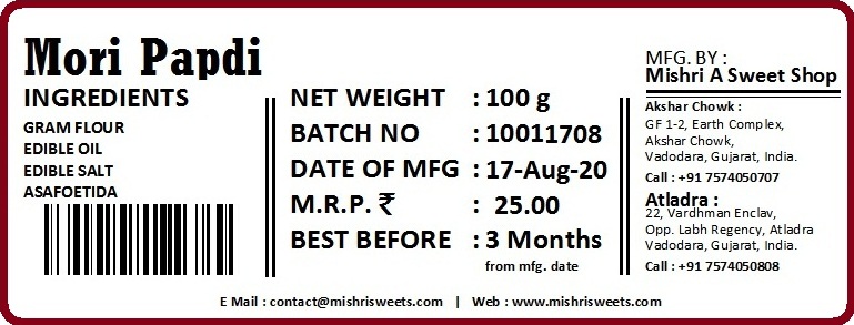 Food Packing Label Designs with Free Barcode Printing Software ...