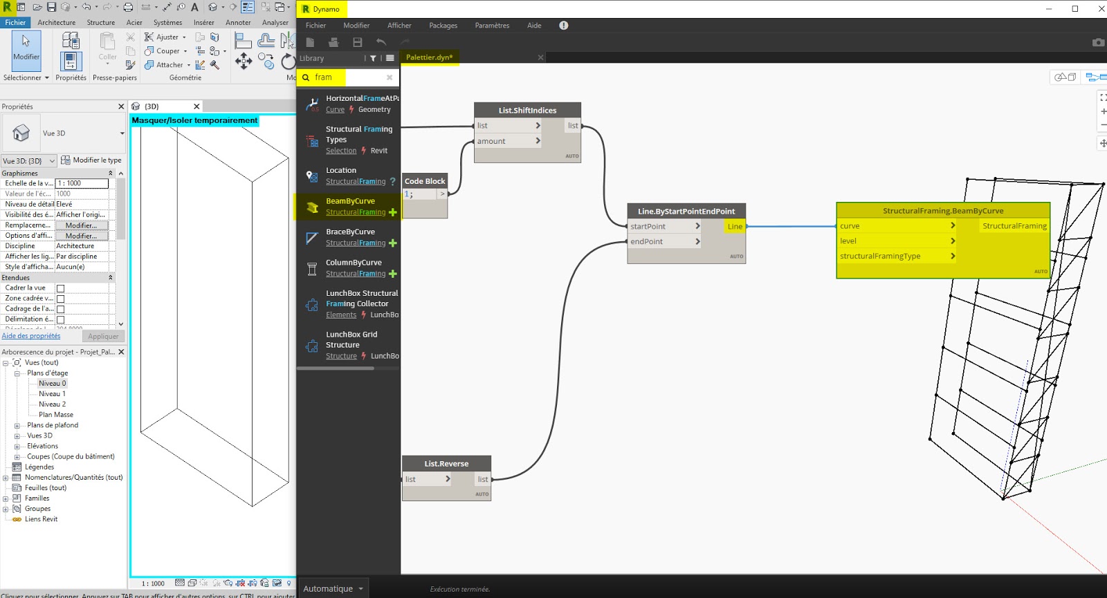 Revit-Mémo: Revit 2020, Dynamo_Palettier, Stockage
