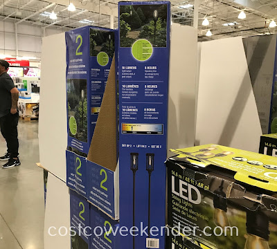 Naturally Solar Torch Pathway Lights (2 pack) | Costco Weekender