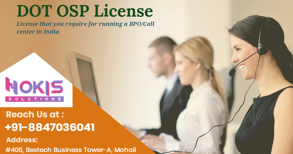 DOT OSP License Registration in India for BPO and Call centers