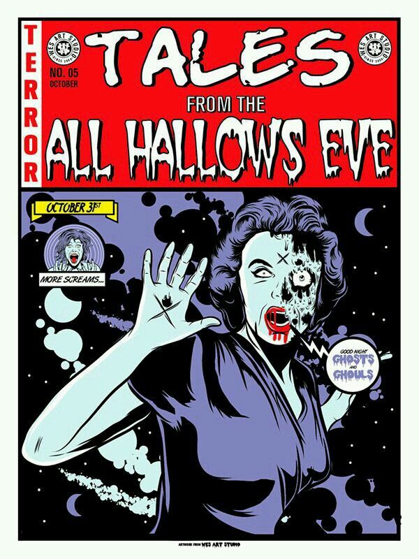 The Horrors of Halloween: EC COMICS Style Artwork of Horror Movies Part 3