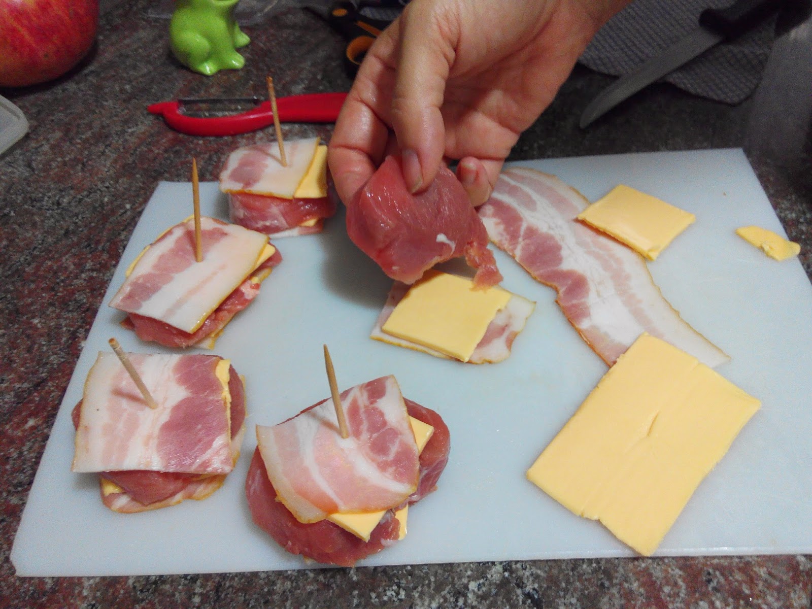 La Cocina de Bea y sus Chicos: Solomillo ibérico prensado con bacon y queso