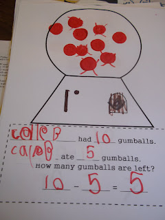 Mrs. Wood's Kindergarten Class: Bubble Gum Math