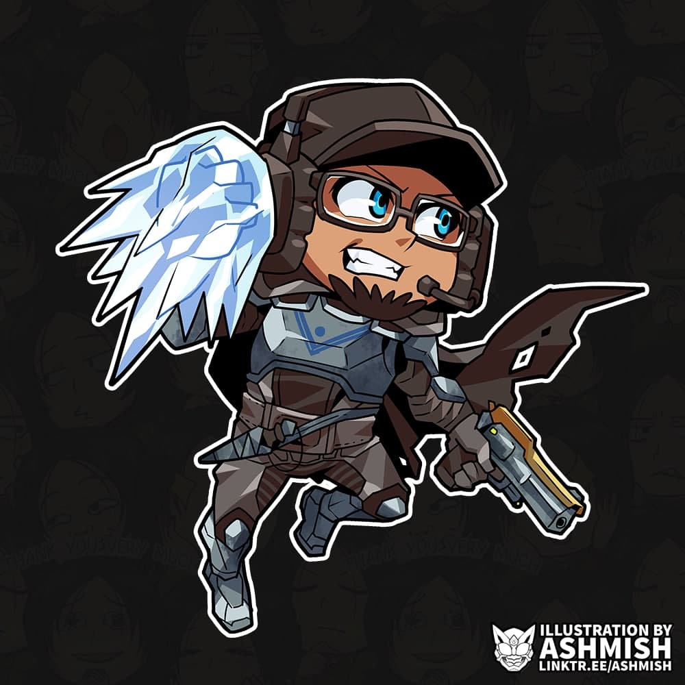 [Commission Work] Chibi Destiny 2 Streamer