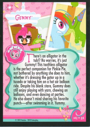 My Little Pony Gummy Series 1 Trading Card | MLP Merch