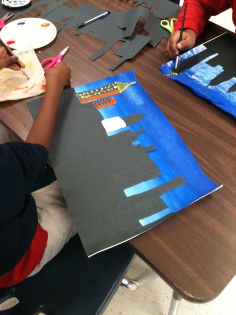 Elfers Art Room: 4th grade Cityscapes