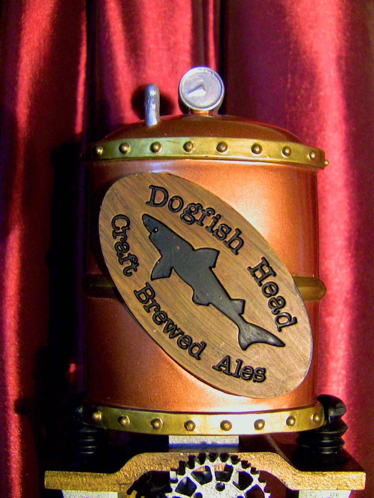 Tap Handle #132: Dogfish Head - Steampunk