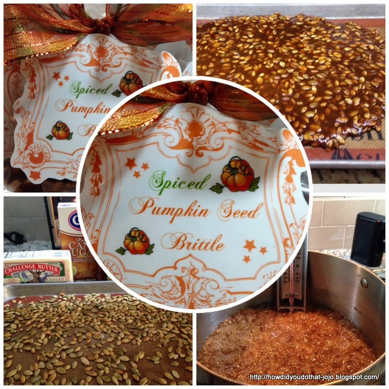 How'd You Do That?: SPICED PUMPKIN SEED BRITTLE + LABELS TO PRINTING