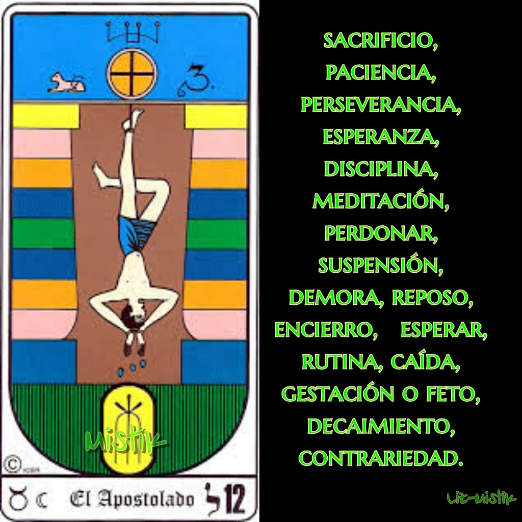 Liz Mistik: Arcano 12 - EL APOSTOLADO - Tarot Egipcio