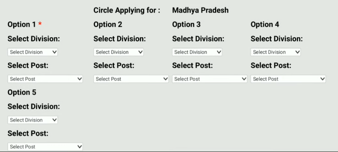 How to choose preference in GDS - Gramin Dak Sevak