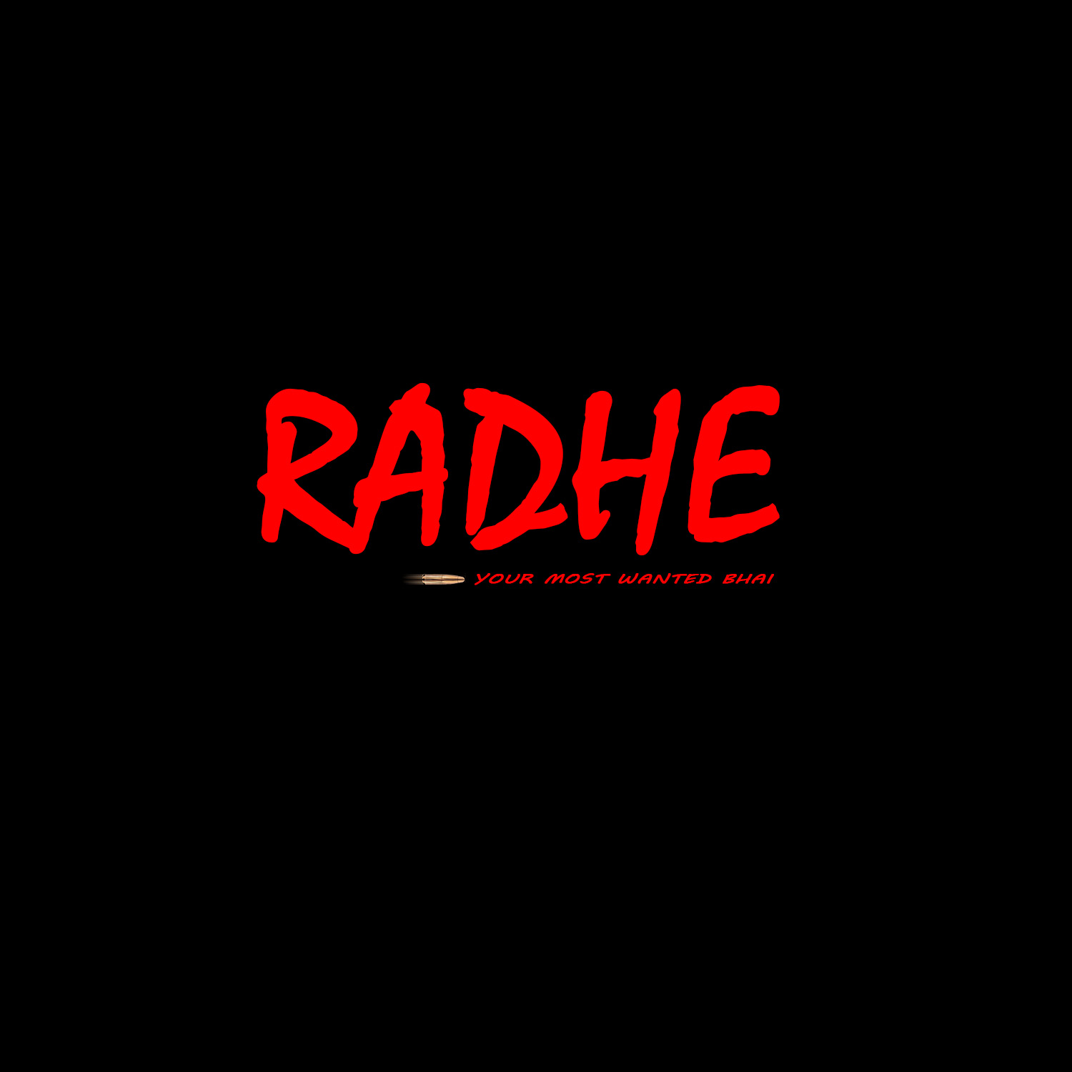 Radhe Movie Text PNG Free Stock For Editing [ Download ]
