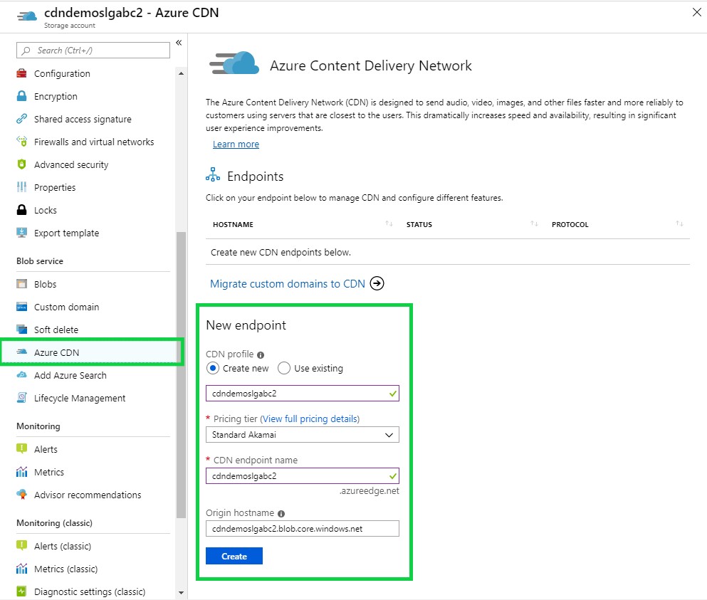 Azure Content Delivery Network ( Azure CDN )