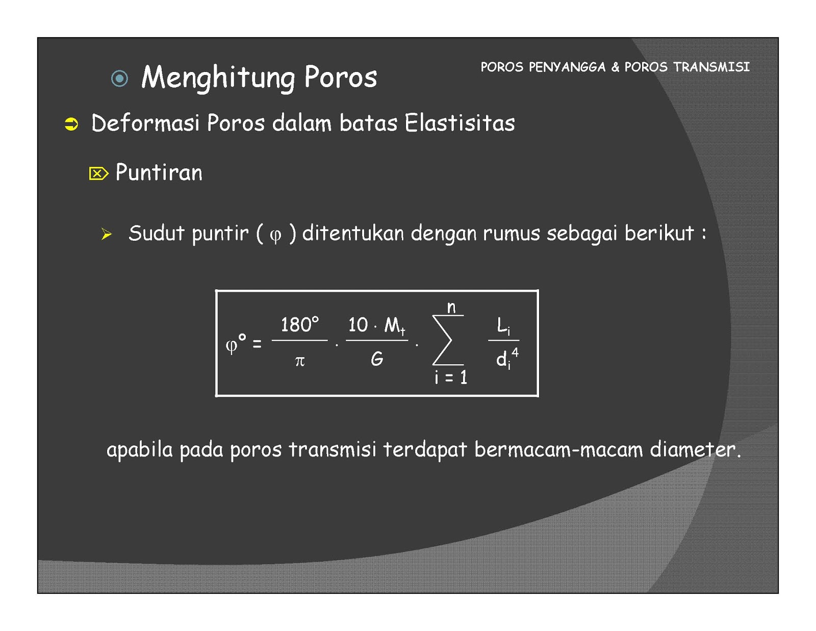 Setia Adalah Tujuan ku: Poros Penyangga & Poros Transmisi