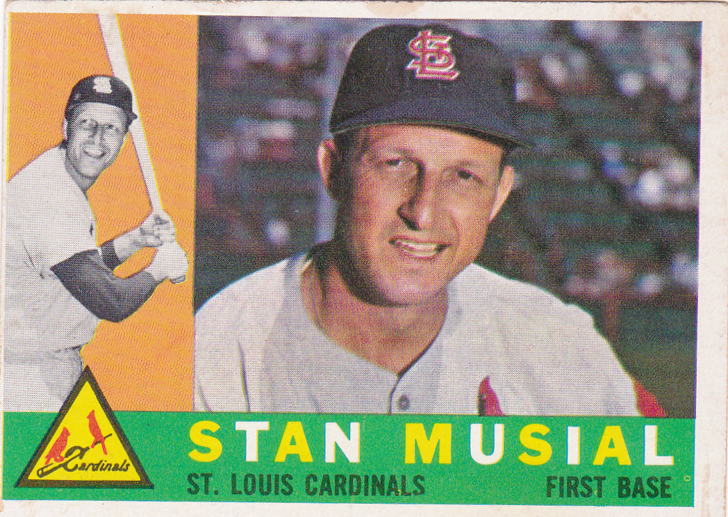 Horizontal Heroes: The 1960 Topps Set: #250 Stan Musial