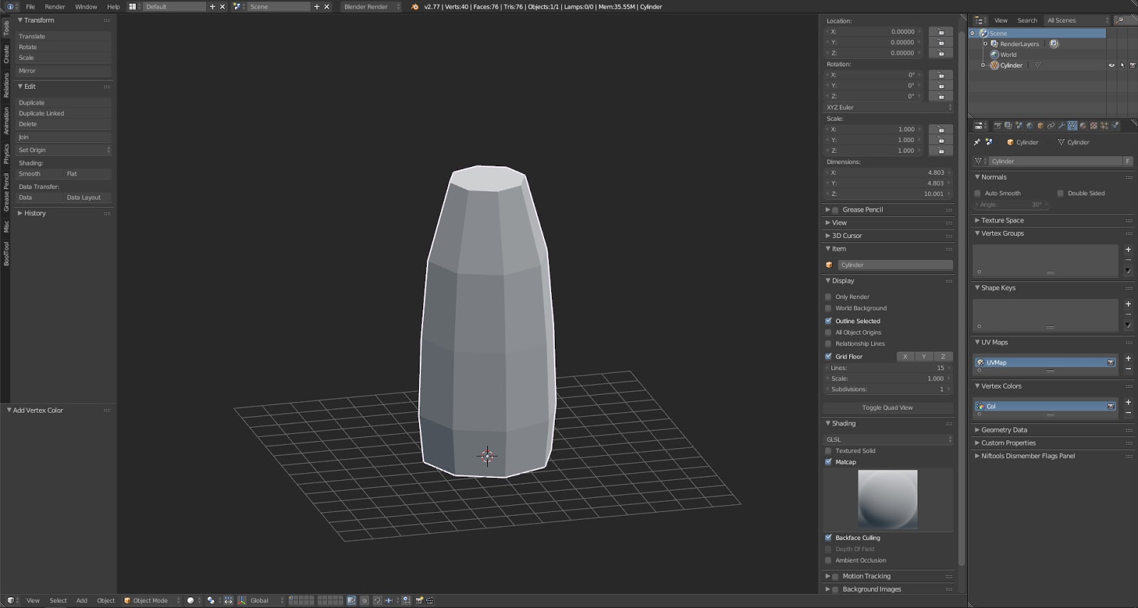 SKYREAL: （Fallout 4）BlenderからFO4に3Dモデルを持ち込むためのTips