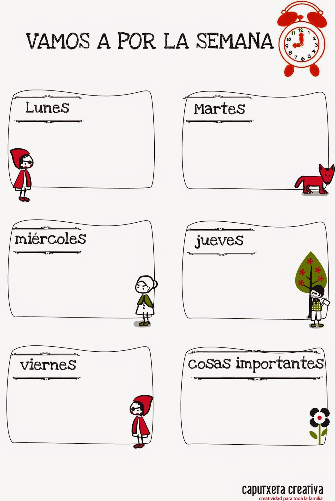 My Life in Pink : Organizadores semanales