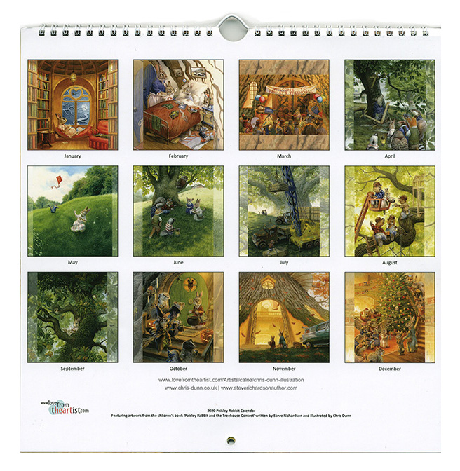 Chris Dunn Illustration/Fine Art: 2020 Art Calendar