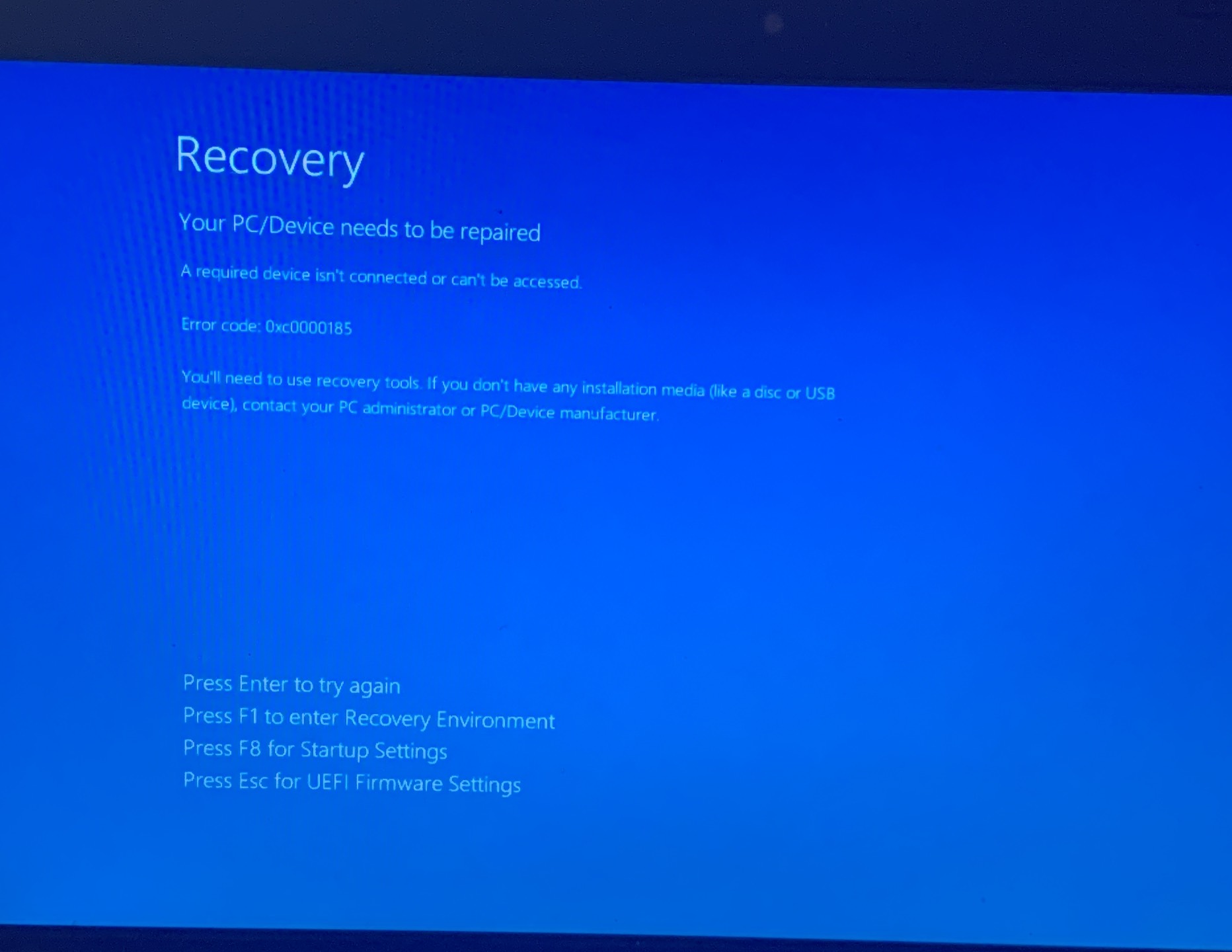 Windows Recovery Environment (Windows RE)