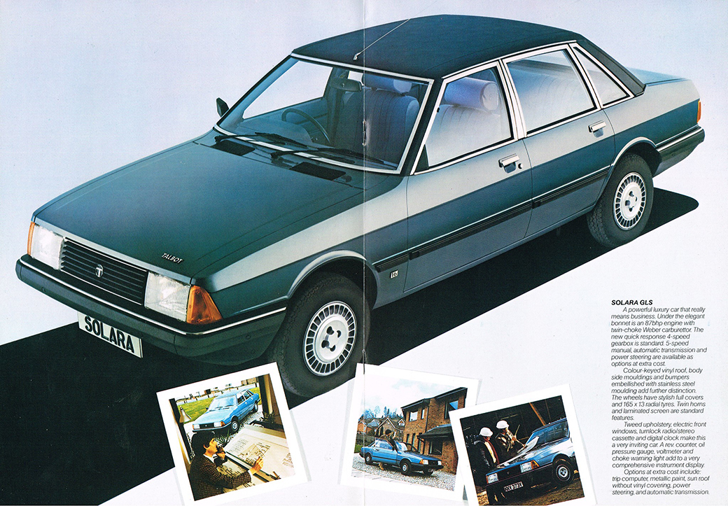 .: 1980. Talbot Solara. Brochure (English)