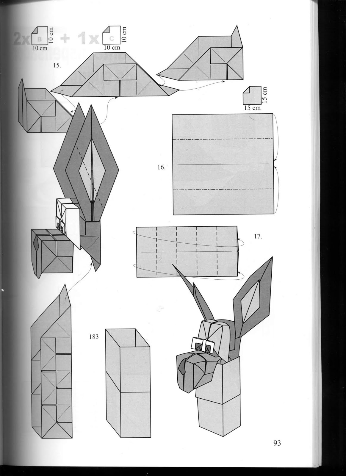 Origami Cartoon 4 Original - Ruby Book Origami