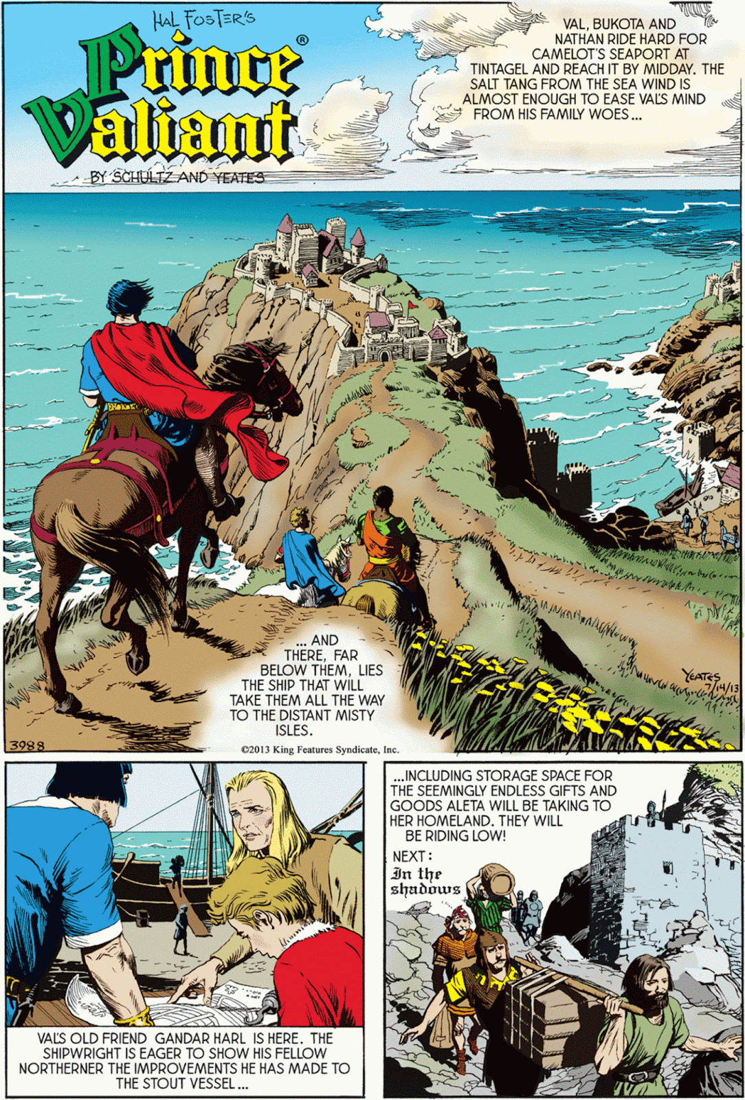 Old-fashioned Comics: Hal Foster's Prince Valiant Sunday Strips 2013 ...