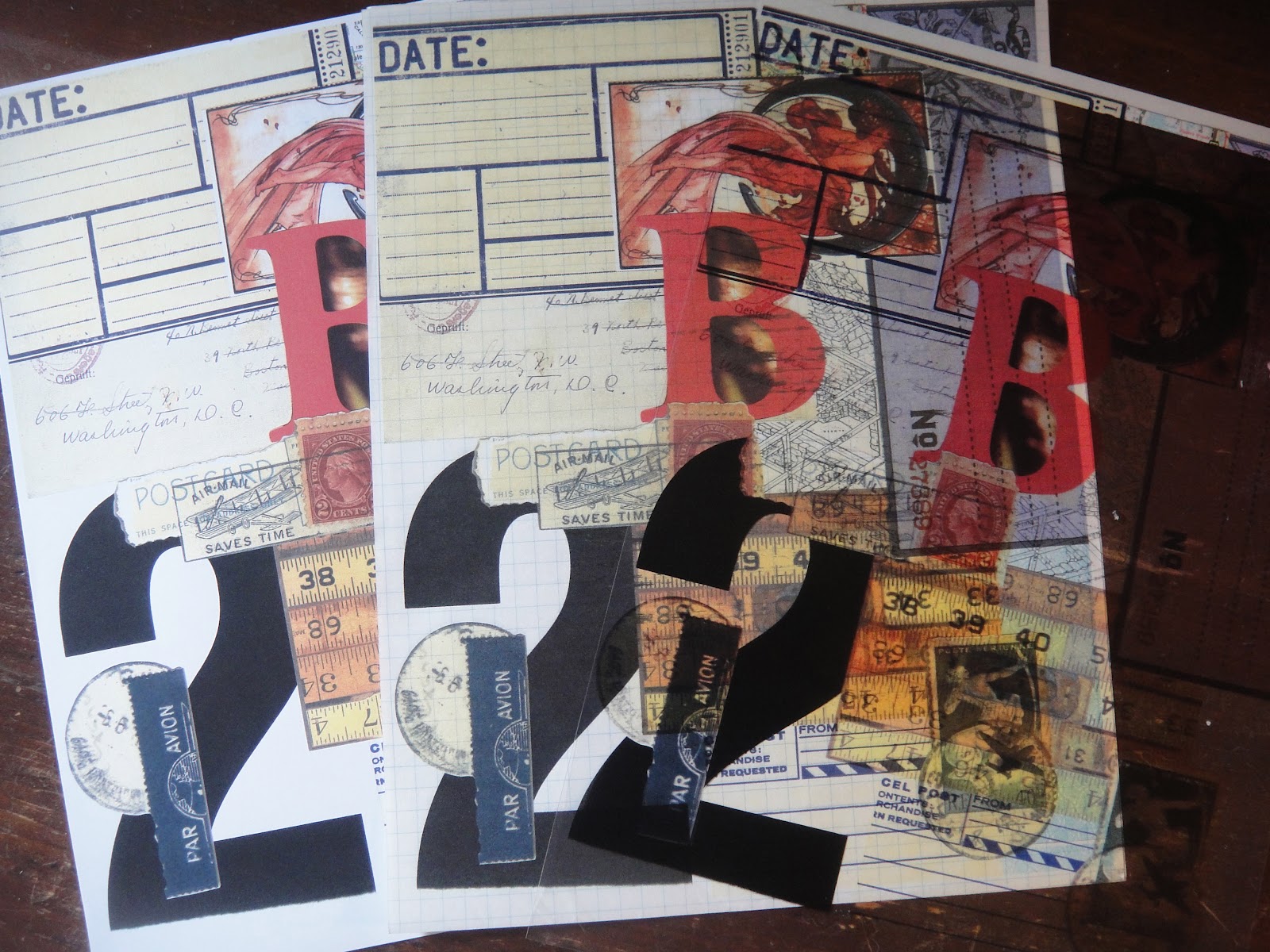 Drawing near: Collage Pages & a Giveaway!