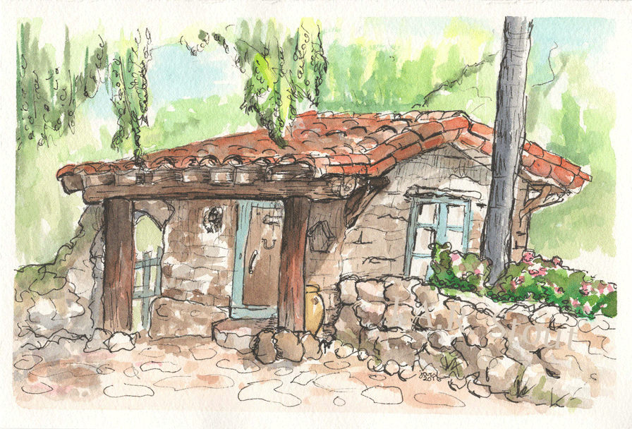 Urban Sketchers San Diego: Leo Carillo Ranch, Carlsbad