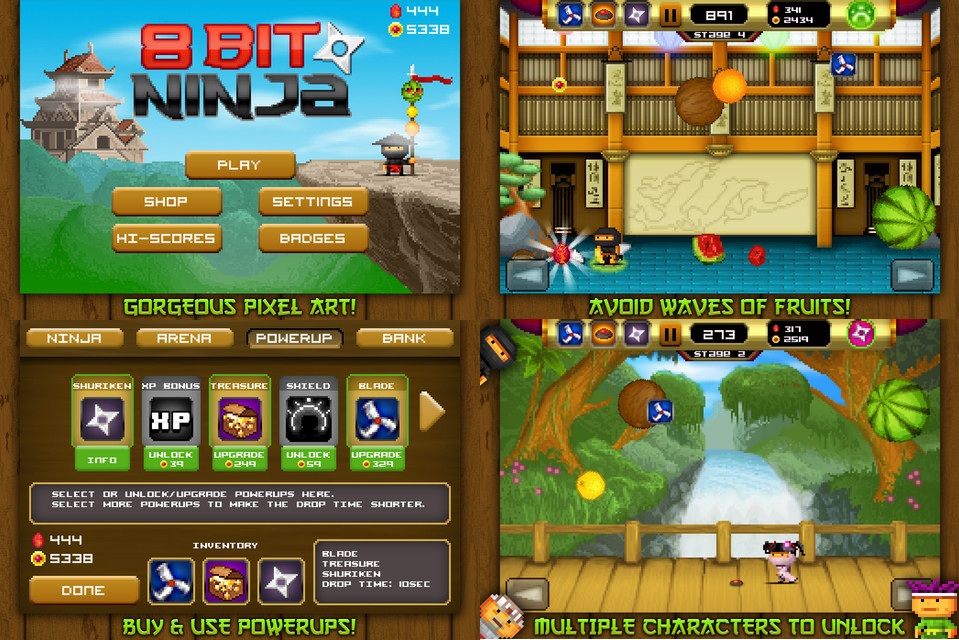 8bit Ninja para iPhone