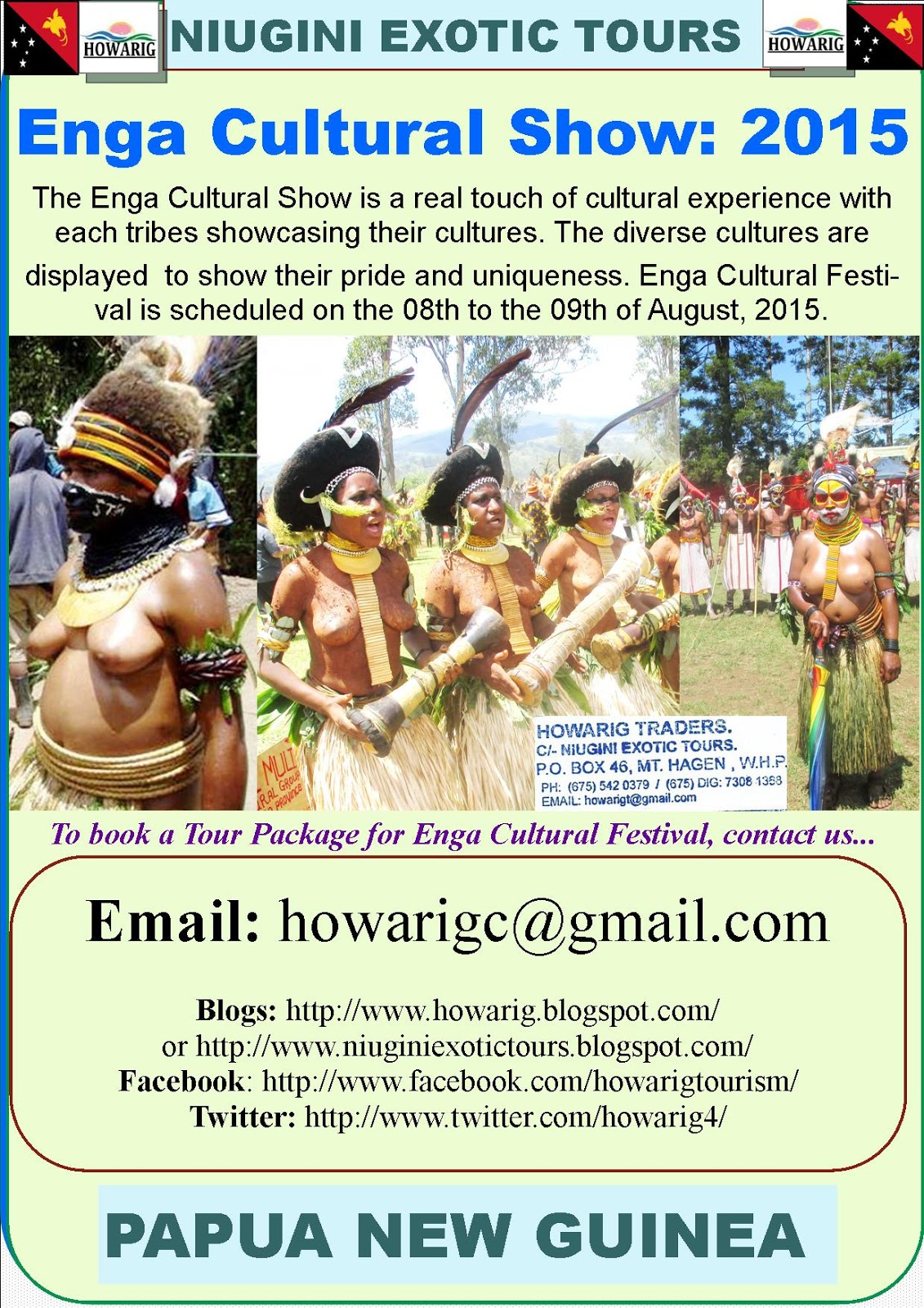 Tourist Attractions in PNG - Cultural Shows - Papua New Guinea Today